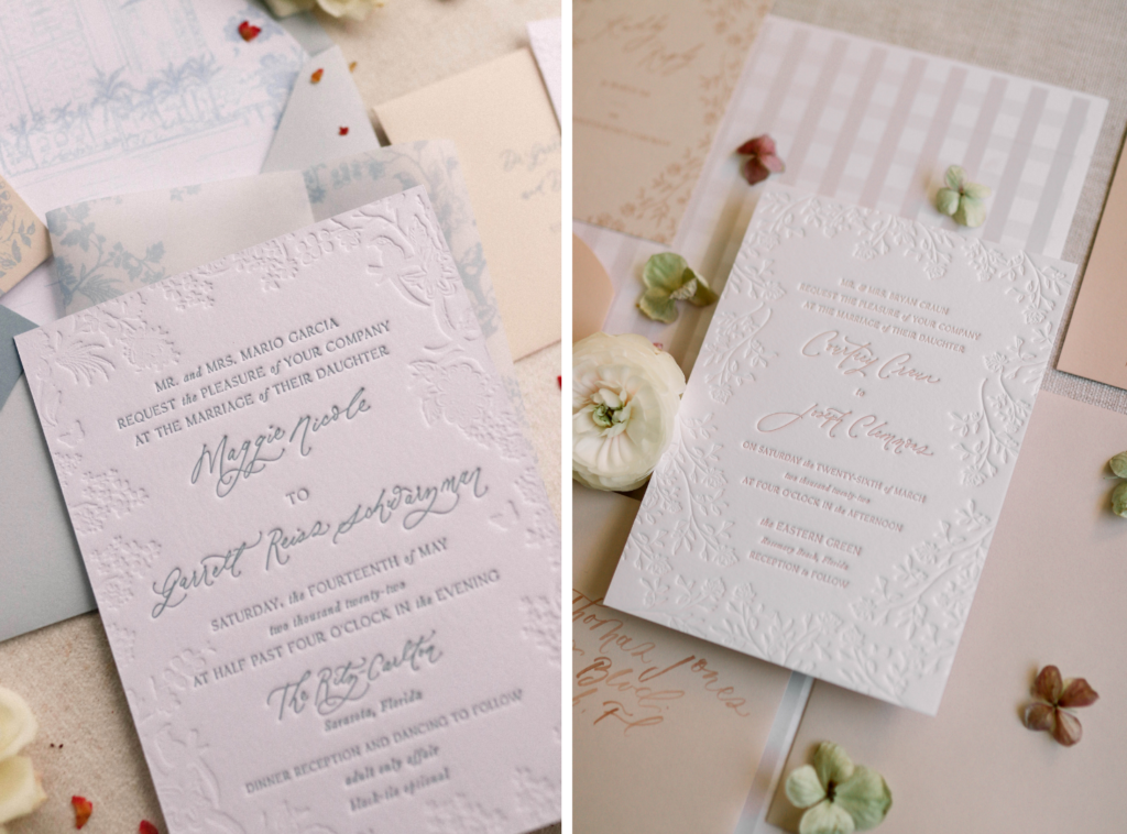 Trends in Custom Wedding Invitations for 2024 - andimejia.com